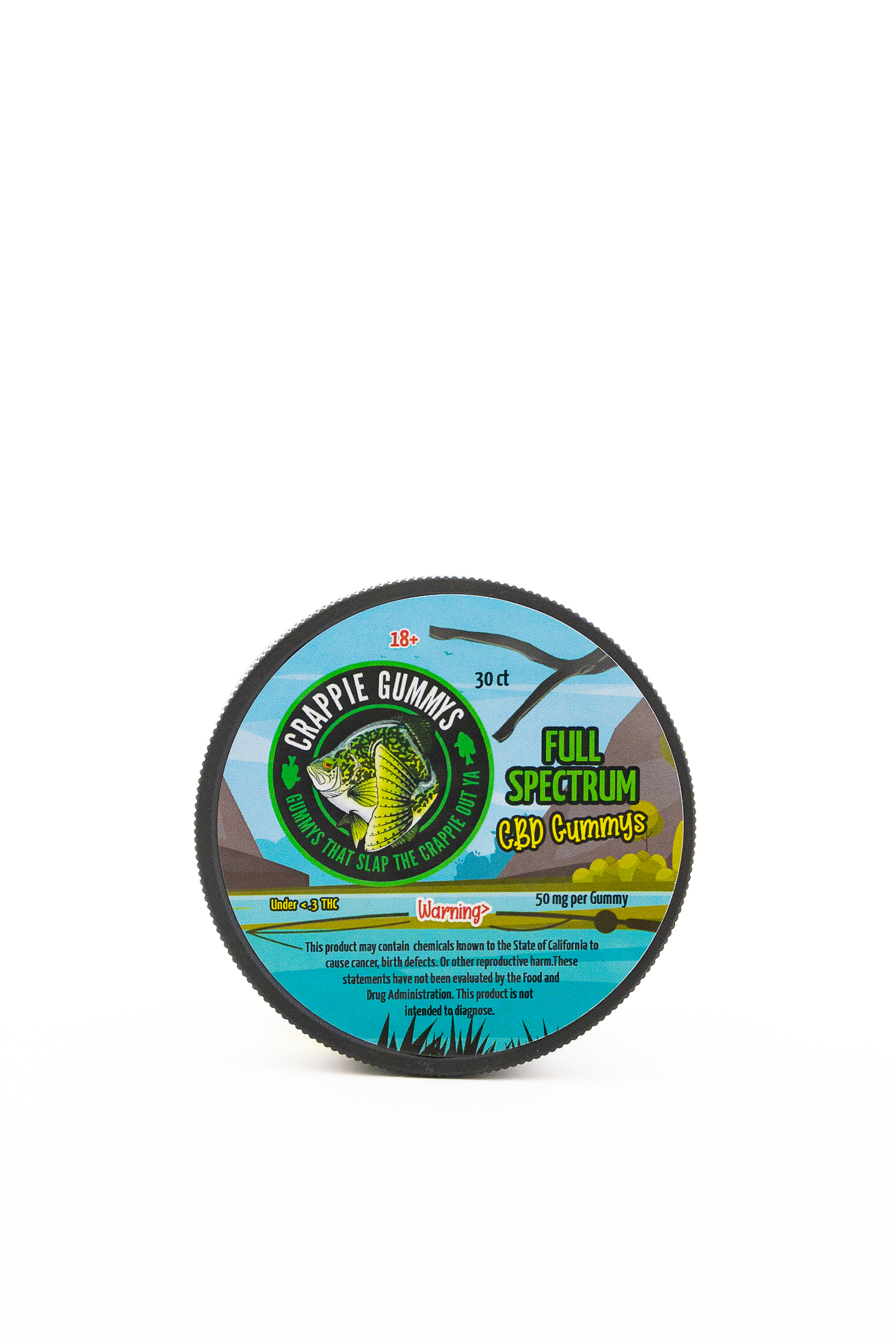 Full Spectrum – 50mg CBD Gummies – Assorted Flavors (30/60ct) – Crappie ...