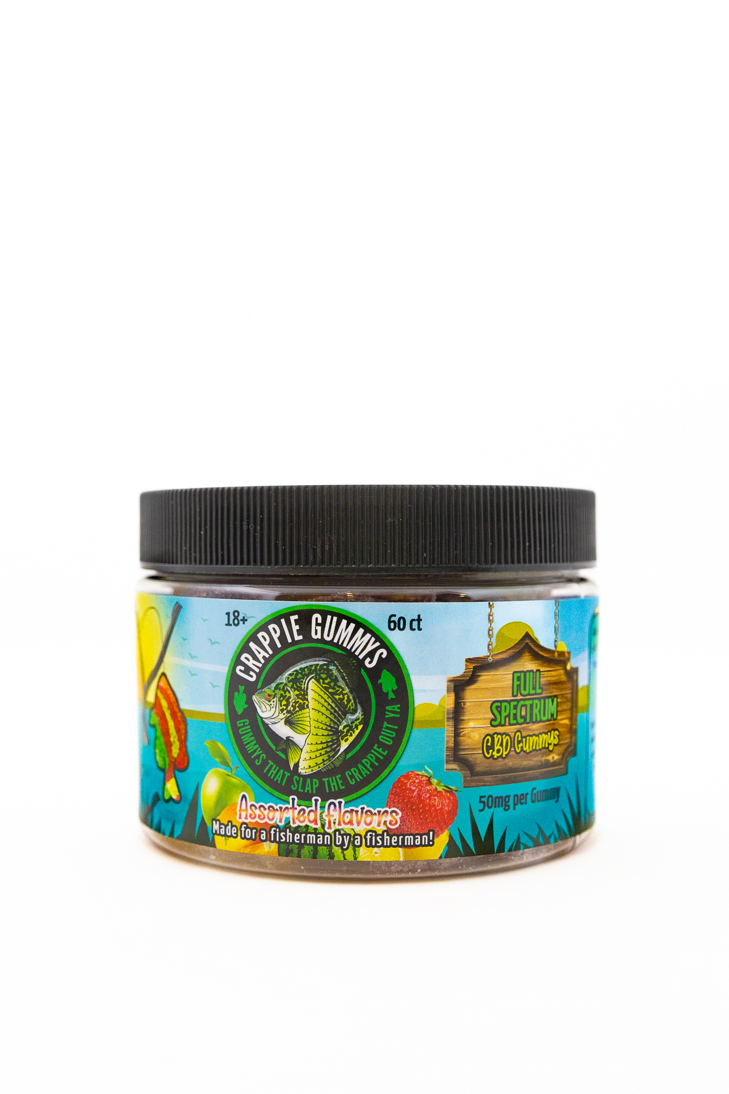 Full Spectrum – 50mg CBD Gummies – Assorted Flavors (30/60ct) – Crappie ...