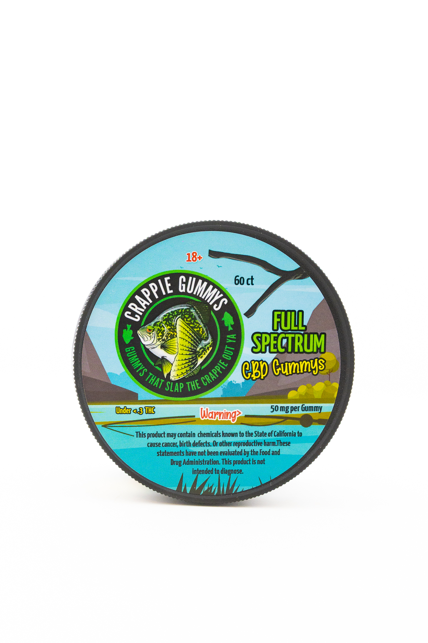 Full Spectrum – 50mg CBD Gummies – Assorted Flavors (30/60ct) – Crappie ...